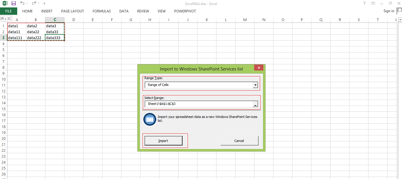 Data Import From Excel Spreadsheet To SharePoint List PlexHosted Blog